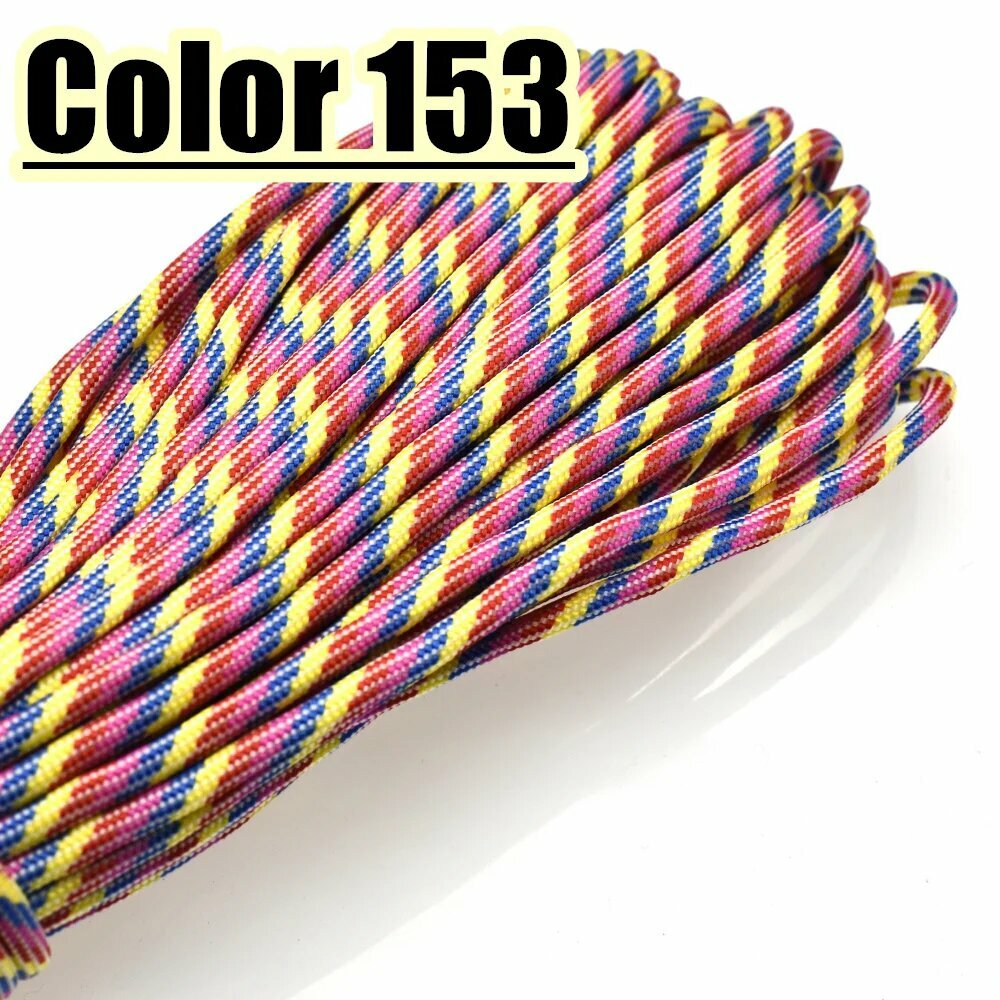 РоYishi плетеный паракорд 550, 7 жил, 100 футов, 27 цветов Color 153