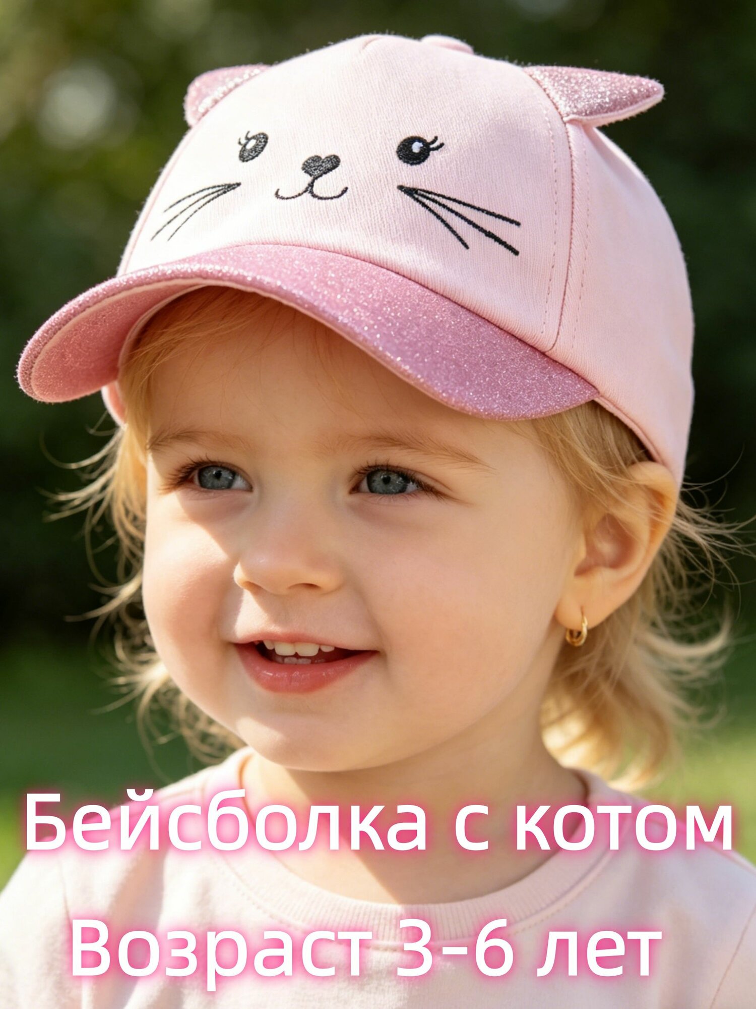 Бейсболка  Базовая коллекция для девочек