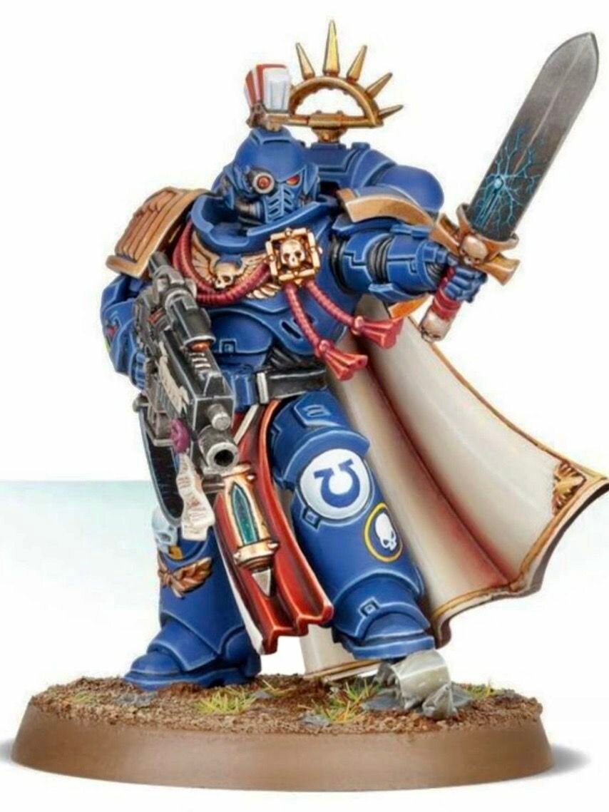 Warhammer 40000 Миниатюра Primaris Captain. Миниатюра для настольной игры вархаммер 40К