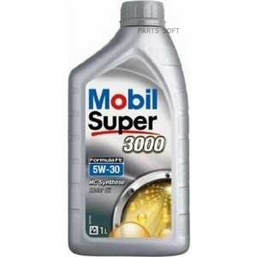 Масло моторное Mobil Super 3000 X1 Formula FE 5W30 1л от официального дистрибьютора, MOBIL, артикул 151520