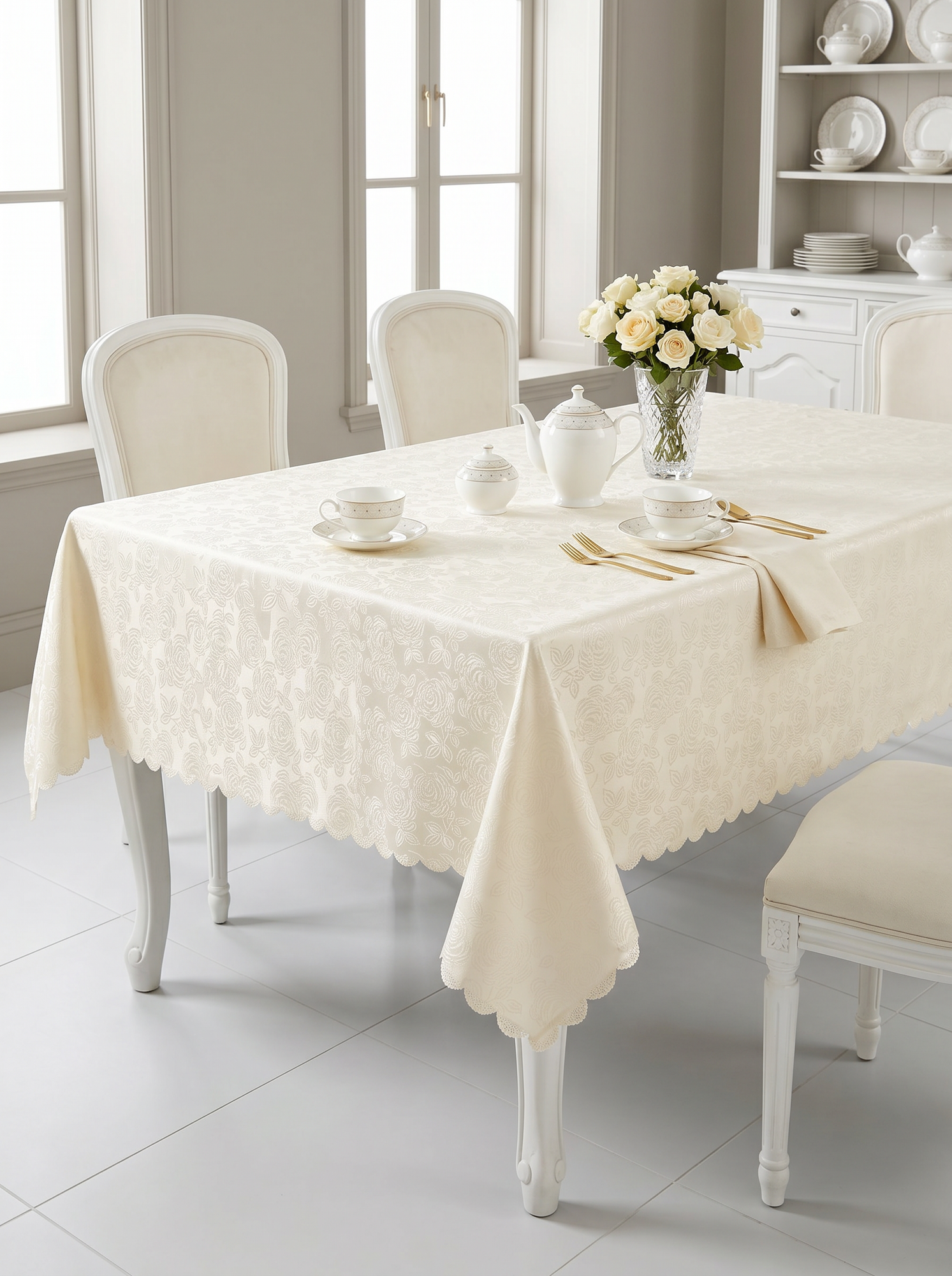 Скатерть на стол 140х180 см Grand Textil, Италия, 100% полиэстер