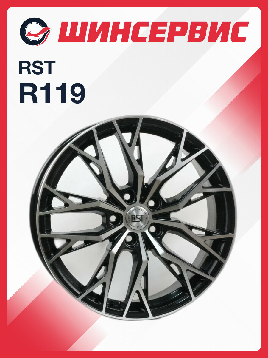 Литой колесный диск RST R119 R19.0x7.0J 5x114.3 ET40.00 ЦО64.10 для автомобиля