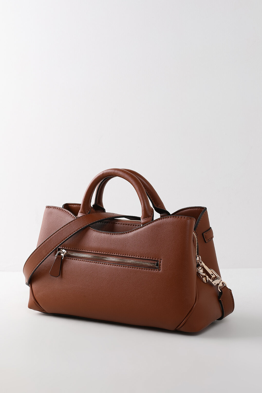 Сумка сэтчел GUESS, коричневый — фото 1