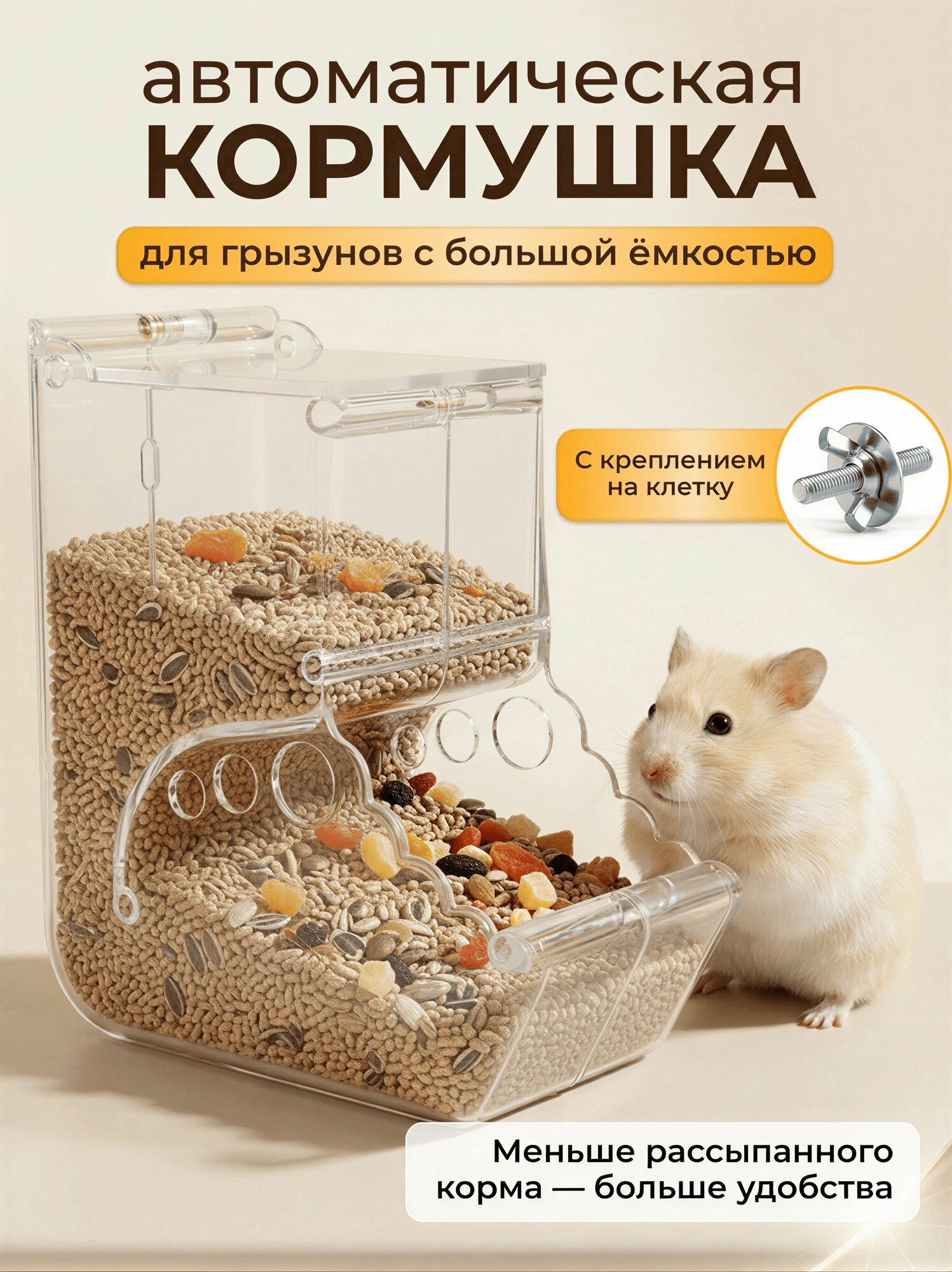 Автоматическая кормушка для грызунов Big Jungle