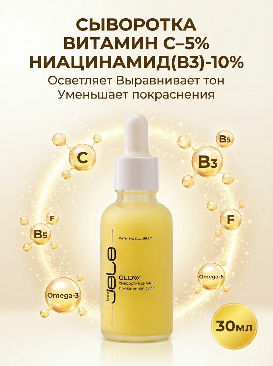 Сыворотка для лица с витамином С и Ниацинамидом