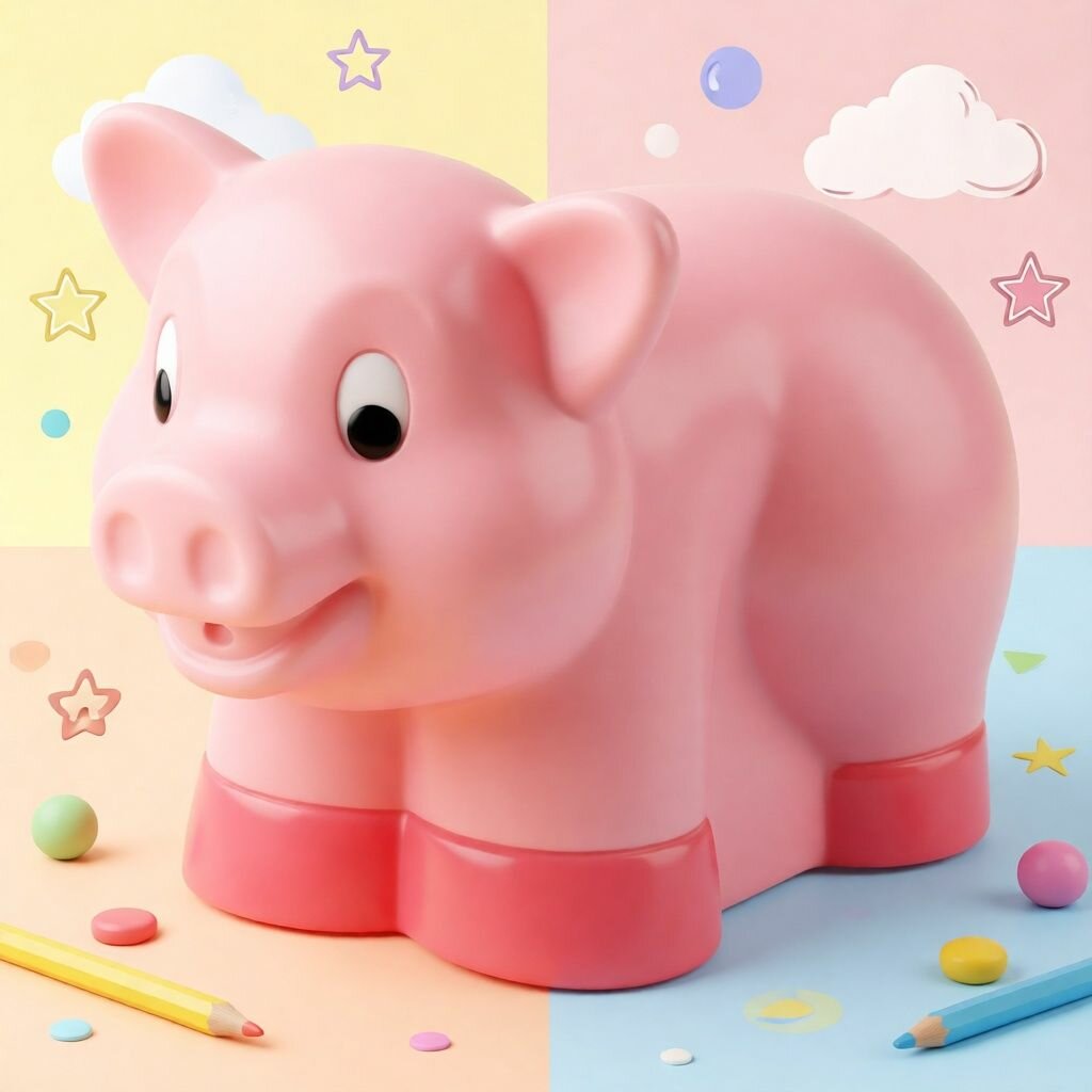 Игрушка для купания ванны "Свинка" из ПВХ