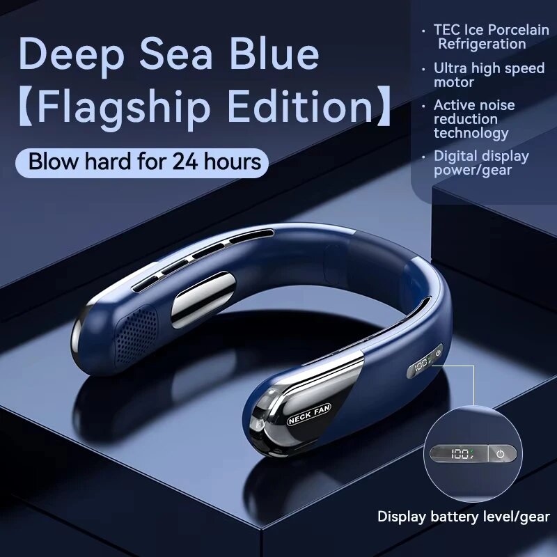 Xiaomi MiJia Шейный вентилятор 5 скоростей Синий, Blue