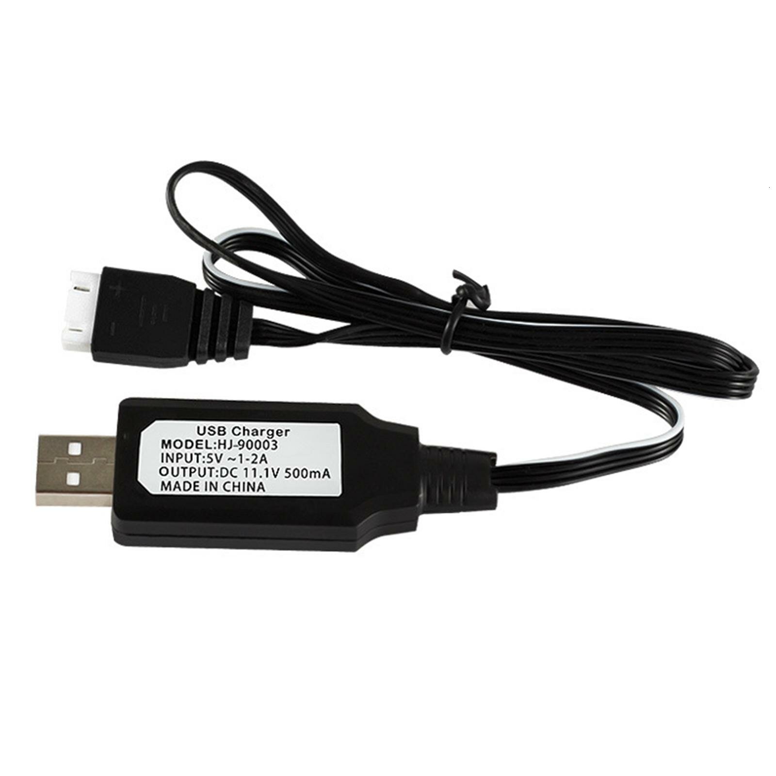 Универсальный USB-зарядный кабель для LiPo-аккумуляторов 11,1 В, 500mA