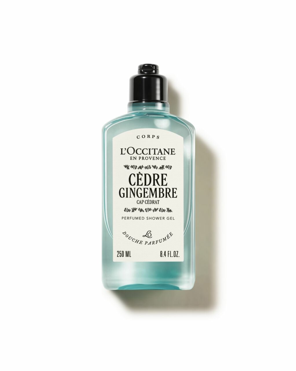 Парфюмированный гель для душа L'Occitane Cedre Gingembre (Cap Cedrat), 250 мл