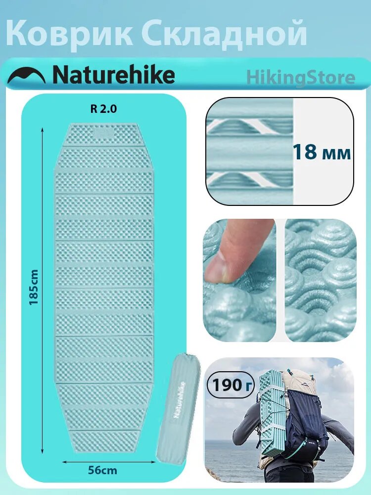 Naturehike Коврик складной влагонепроницаемый