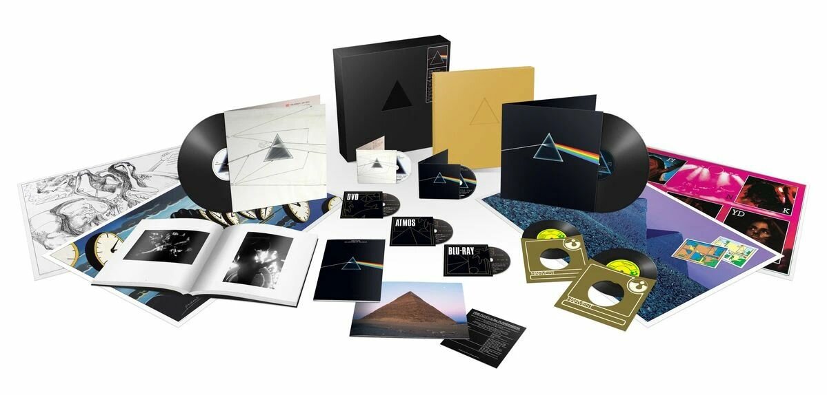 Pink Floyd: The Dark Side Of The Moon (94LP+2CD+2BR+DVD), 2023, Pink Floyd, Box Виниловая пластинка
