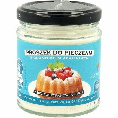 Разрыхлитель с клетчаткой акации Piec Przemian, 3 шт x 120 г
