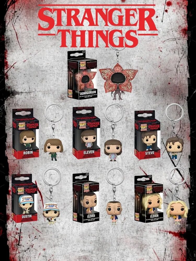 Статуэтка Демогоргон Stranger Things, 7 см, цвет красный, металл