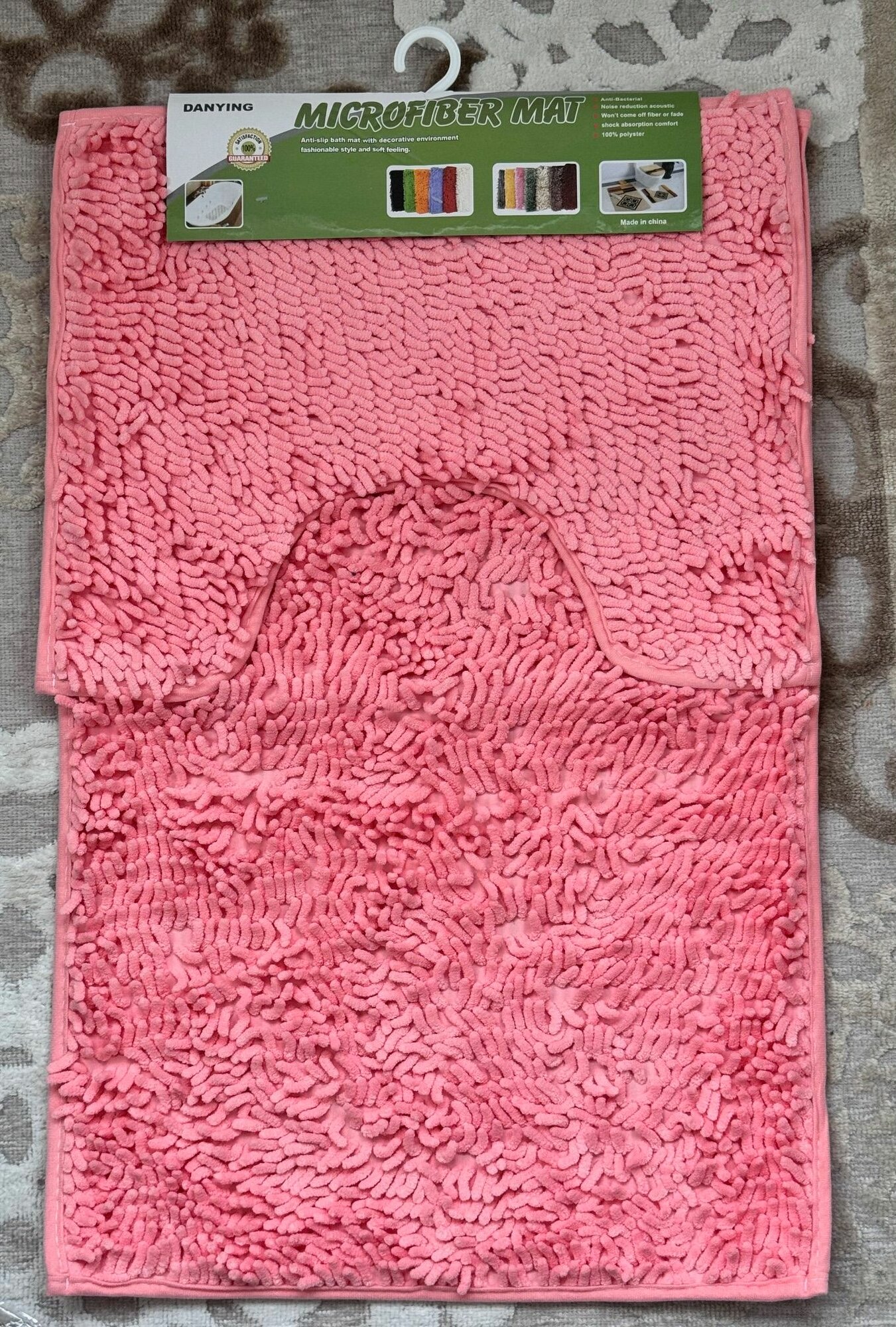 Коврик 50х80 45х50 см, светло-розовый, Pastel для ванной и туалета, для или прихожей декоративный для дома