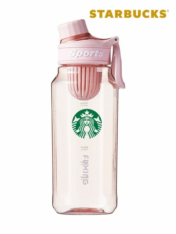 Starbucks Термокружка 0.75 л, холод 3 ч, тепло 3 ч, отверстие для питья, можно мыть в посудомоечной машине, светло-розовый 750 мл посудомоечная