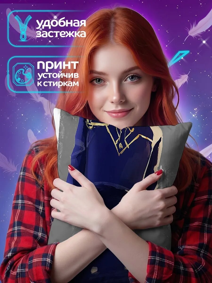 Подушка дакимакура Девушка в форме — фото 1