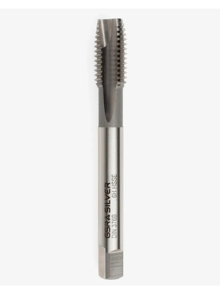 Метчик машинный М14 сквозной DIN 376 с кобальтом HSSE B 6H GSR Silver B09001260