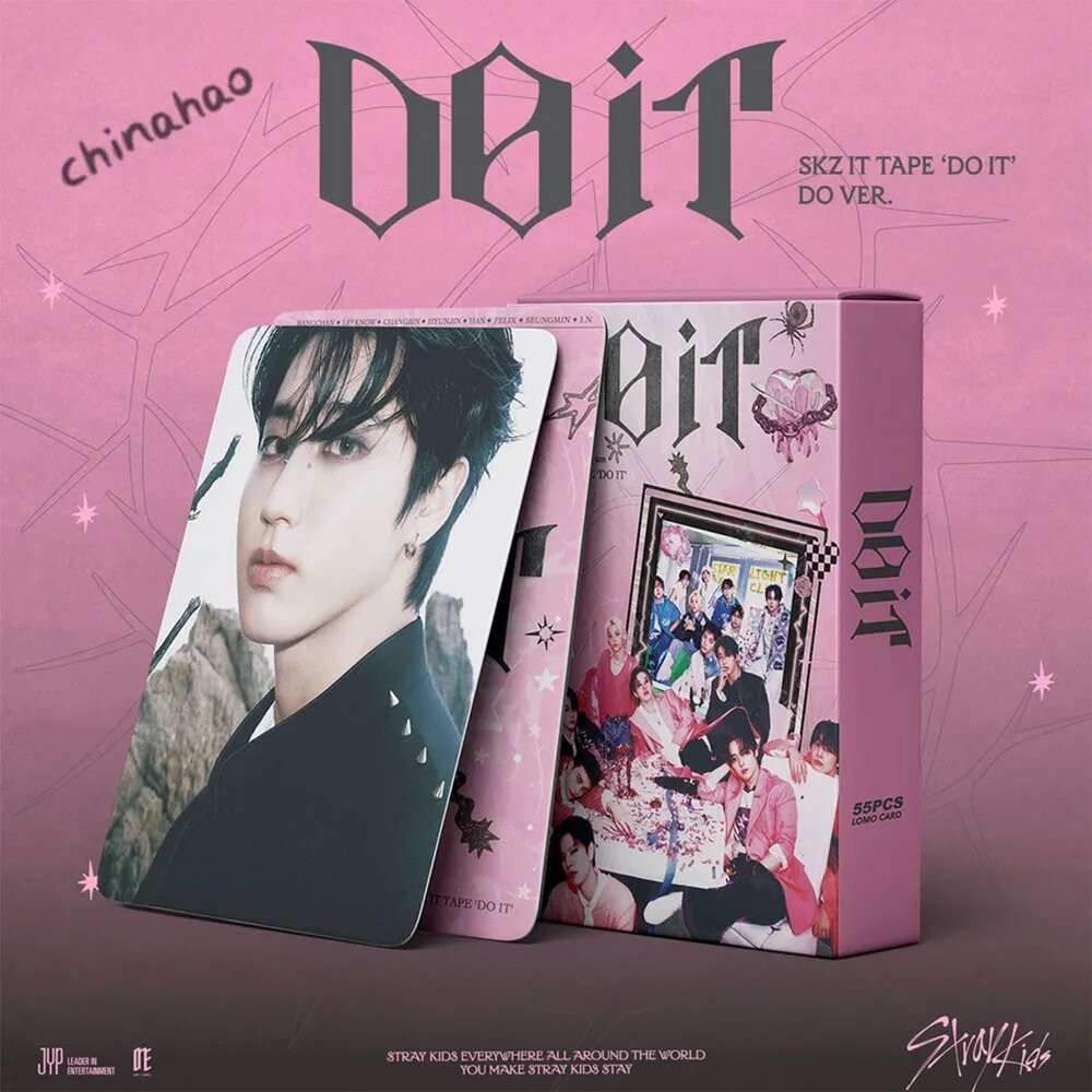 VOFIRROB STRAY KIDS Набор из 55 LOMO-карточек с 3-м специальным альбомом DOIT, мини-фотокарточки K-POP SKZOO