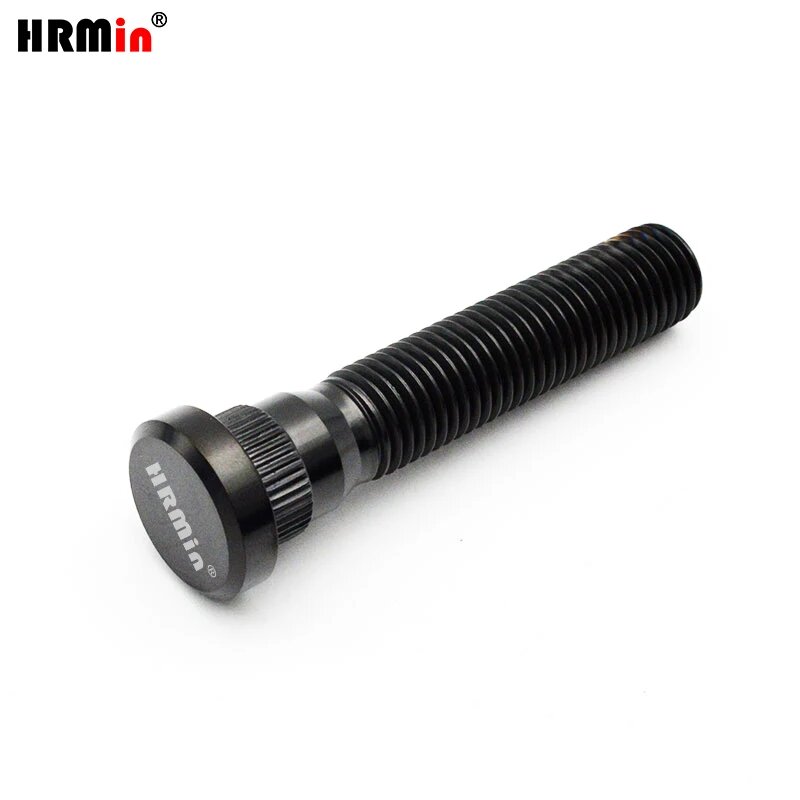 HRmin Gr5 Титановый Ti-6Al-4V Шпилька ступицы колеса M12x1,5x55 мм для Black, 16PSM12x1.5, Черный