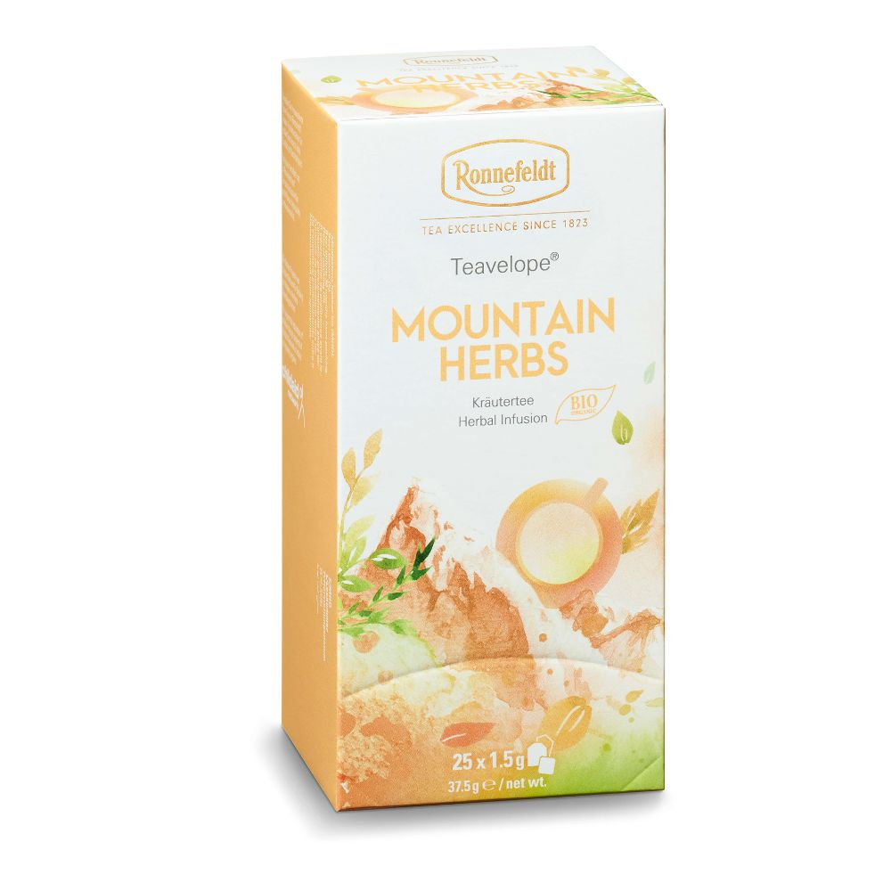 Чай пакетированный Ronnefeldt Mountain Herbs, травяной, на чашку 25 пакетов