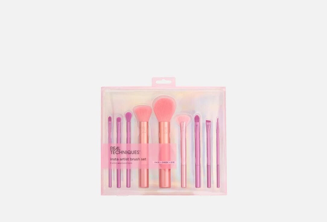 Real Techniques Insta artist brush set Набор кистей для макияжа 9 шт