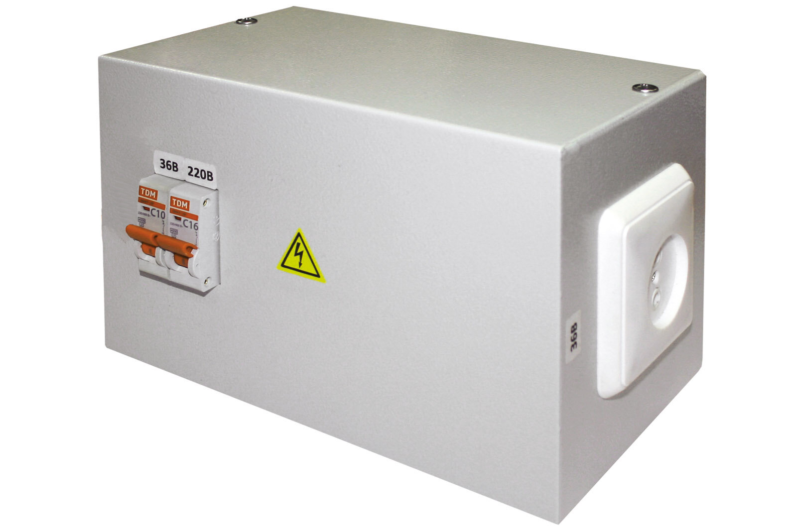 Ящик с понижающим трансформатором ЯТП-0,25 220/36-2авт. IP31 TDM SQ1601-0005