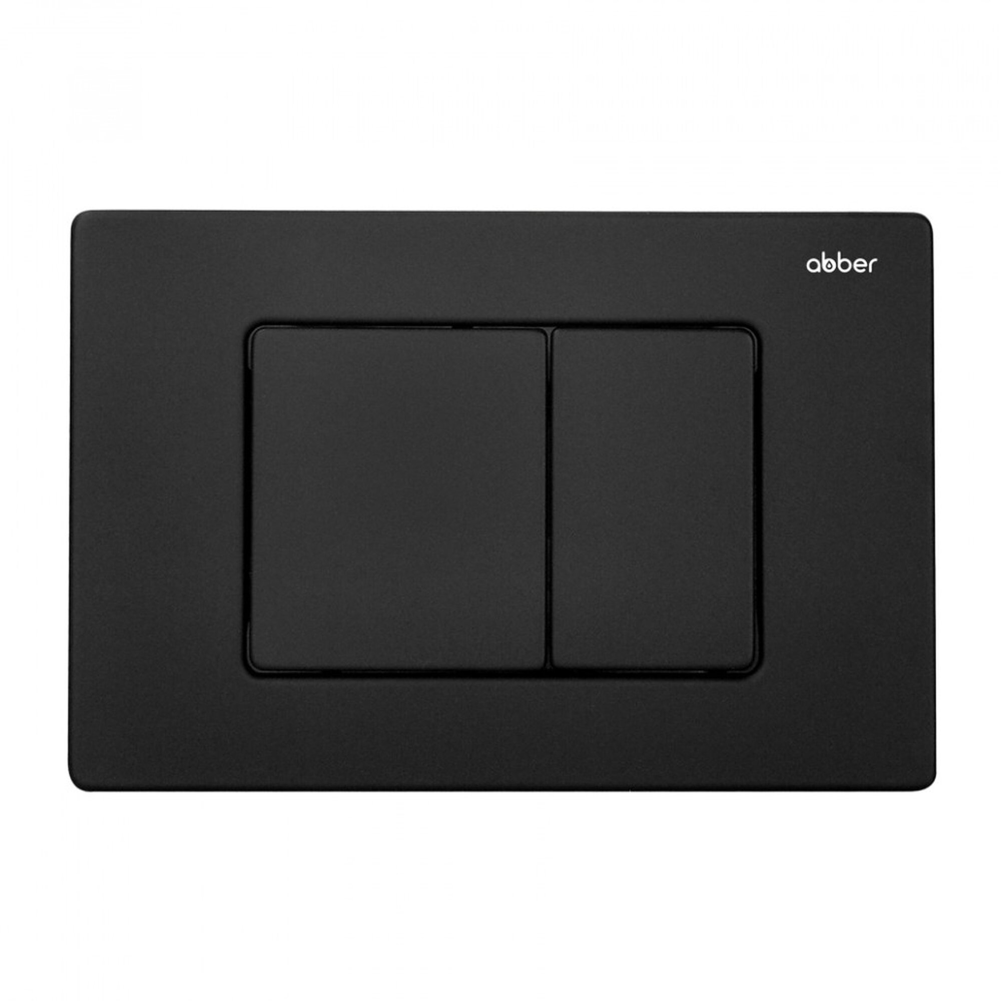 Кнопка смыва для инсталяций ABBER AC0120MB, цвет черный матовый