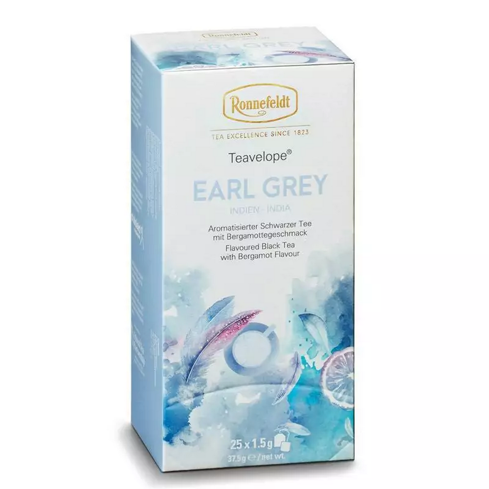 Чай пакетированный Ronnefeldt Earl Grey, чёрный, на чашку 25 пакетов