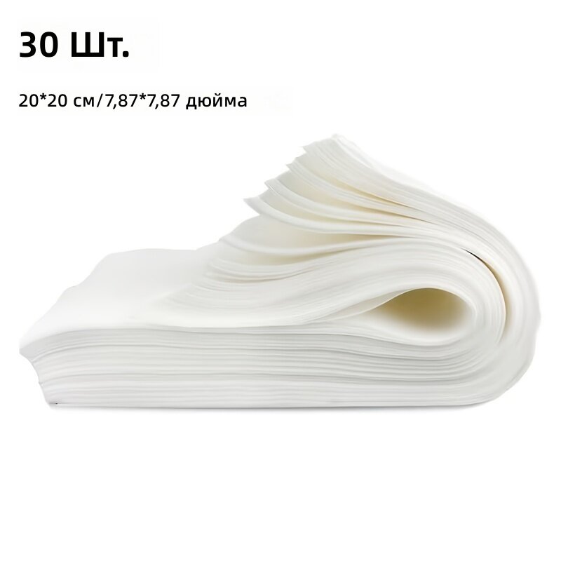 Одноразовые впитывающие непромокаемые вкладыши для клетки для птиц, 30 шт, 7,87x7,87 дюйма