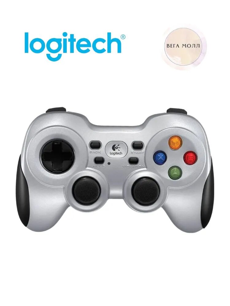 Logitech G Геймпад F710, Bluetooth, светло-серый
