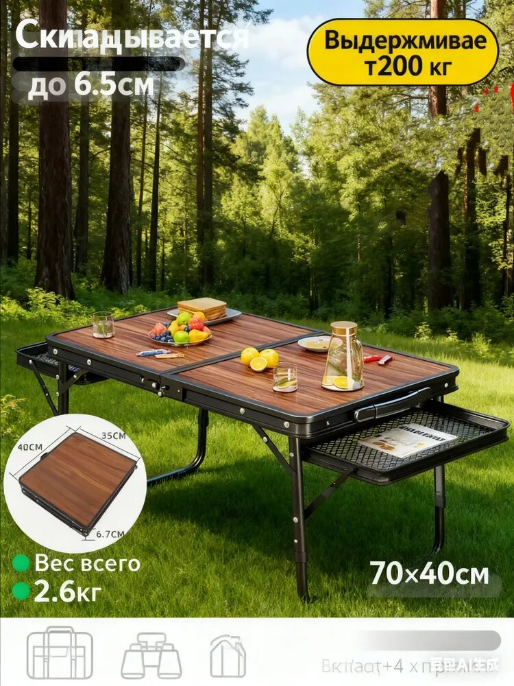 Стол складной туристический2.8 кг