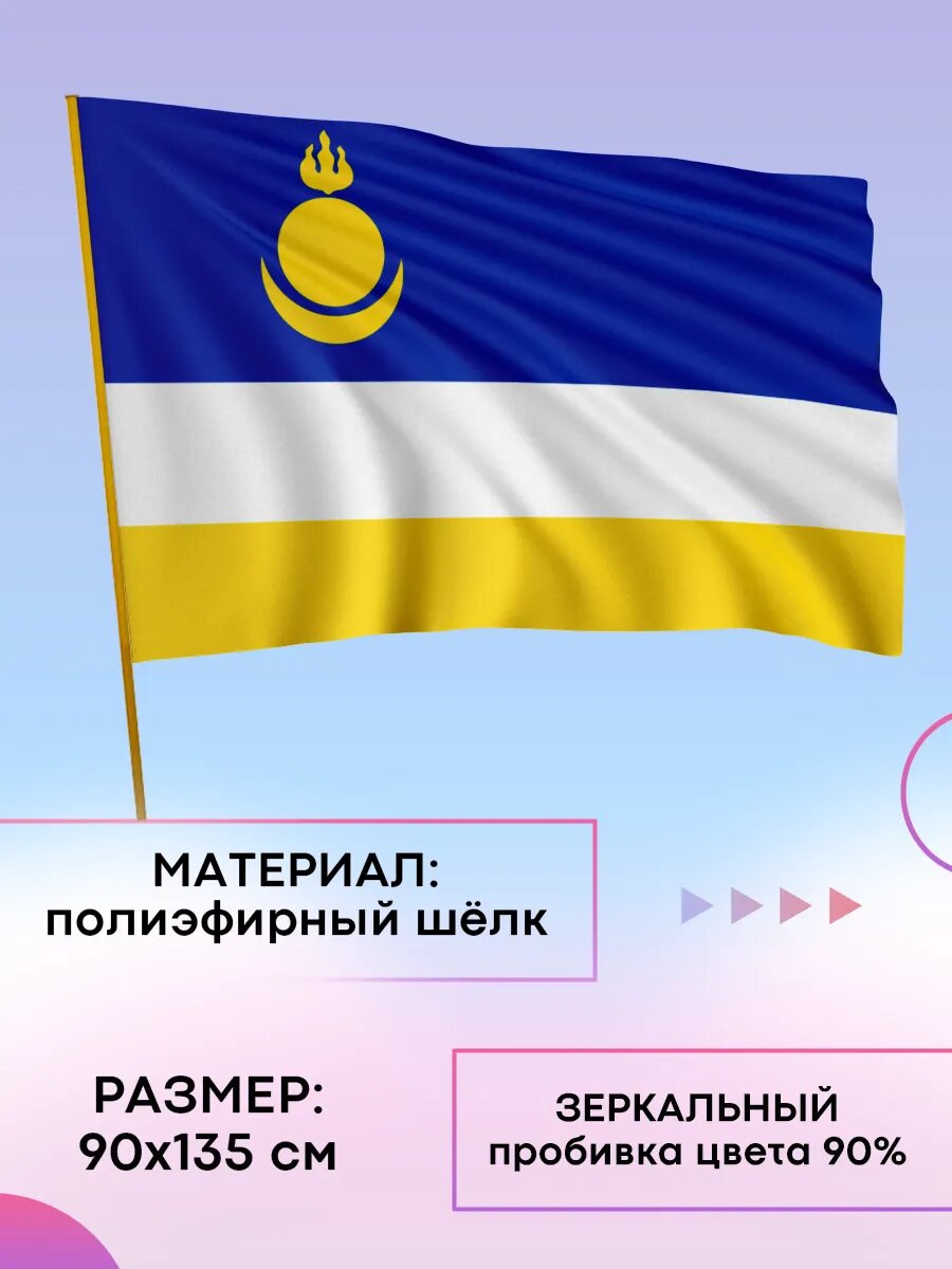 Флаг Бурятия