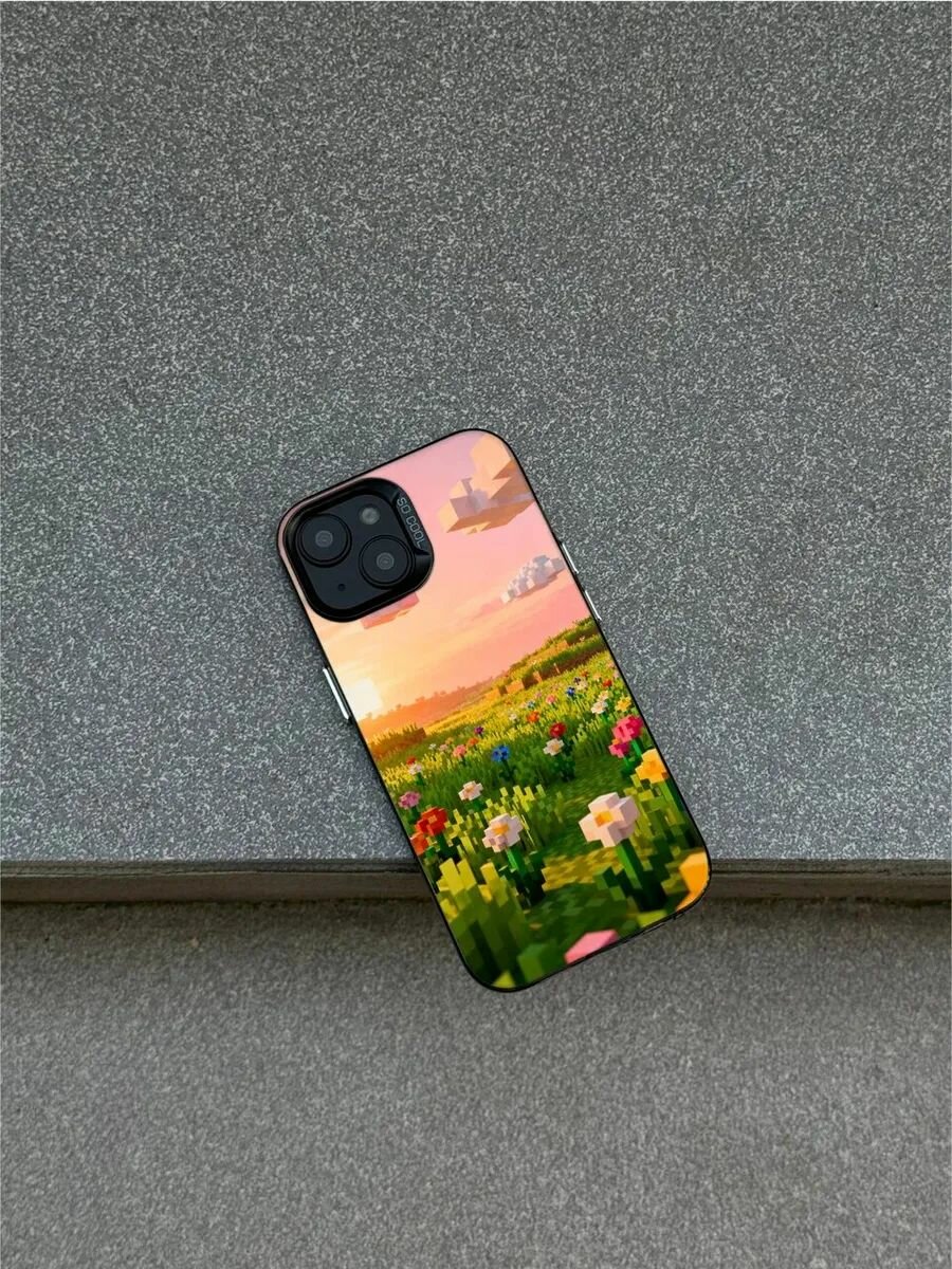 Чехол на iPhone 14 Plus minecraft — фото 1