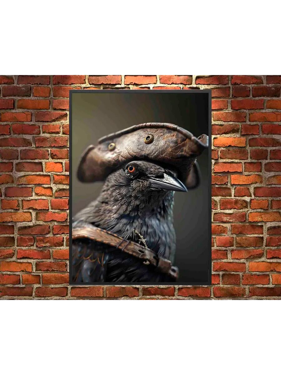 Скворец-птица-пират 3, Плакат 30x42см