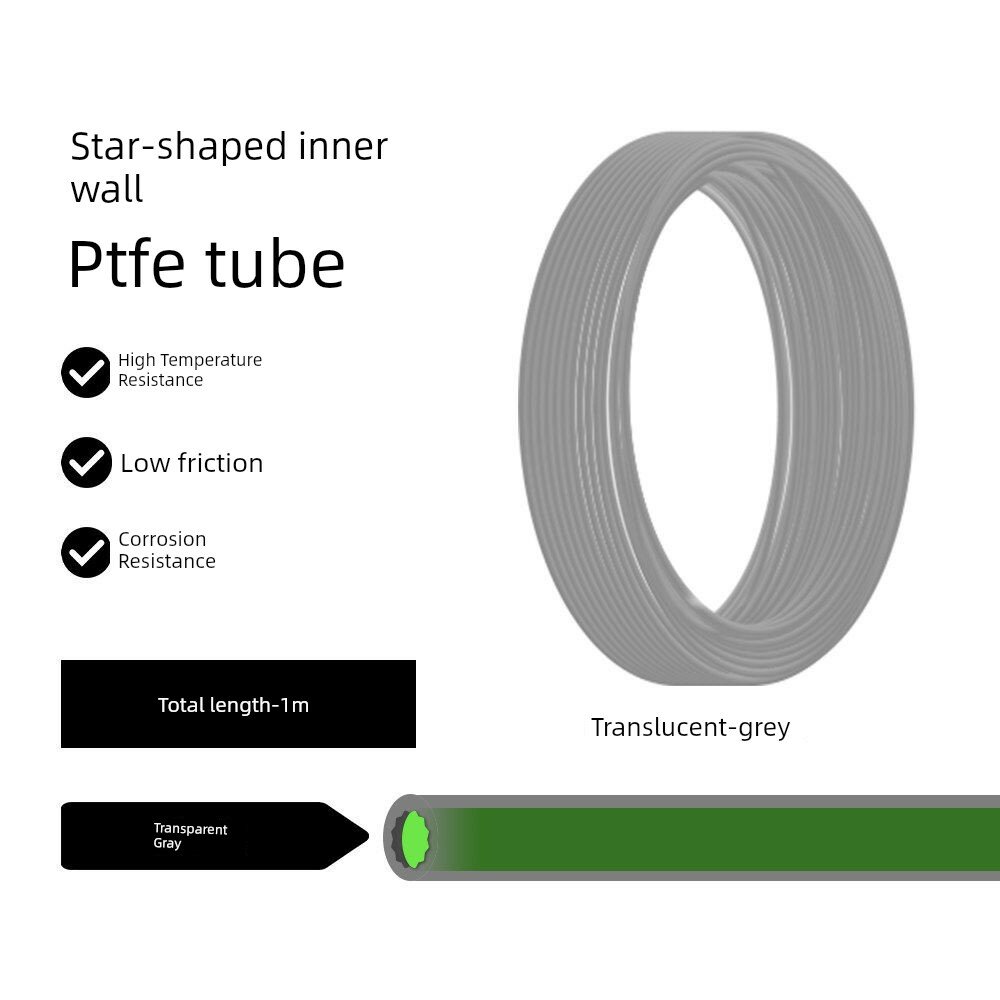 Звездообразная универсальная тефлоновая трубка AMS PTFE P1/X1/A1/A1mini, звездообразная низкоомная высокотемпературная