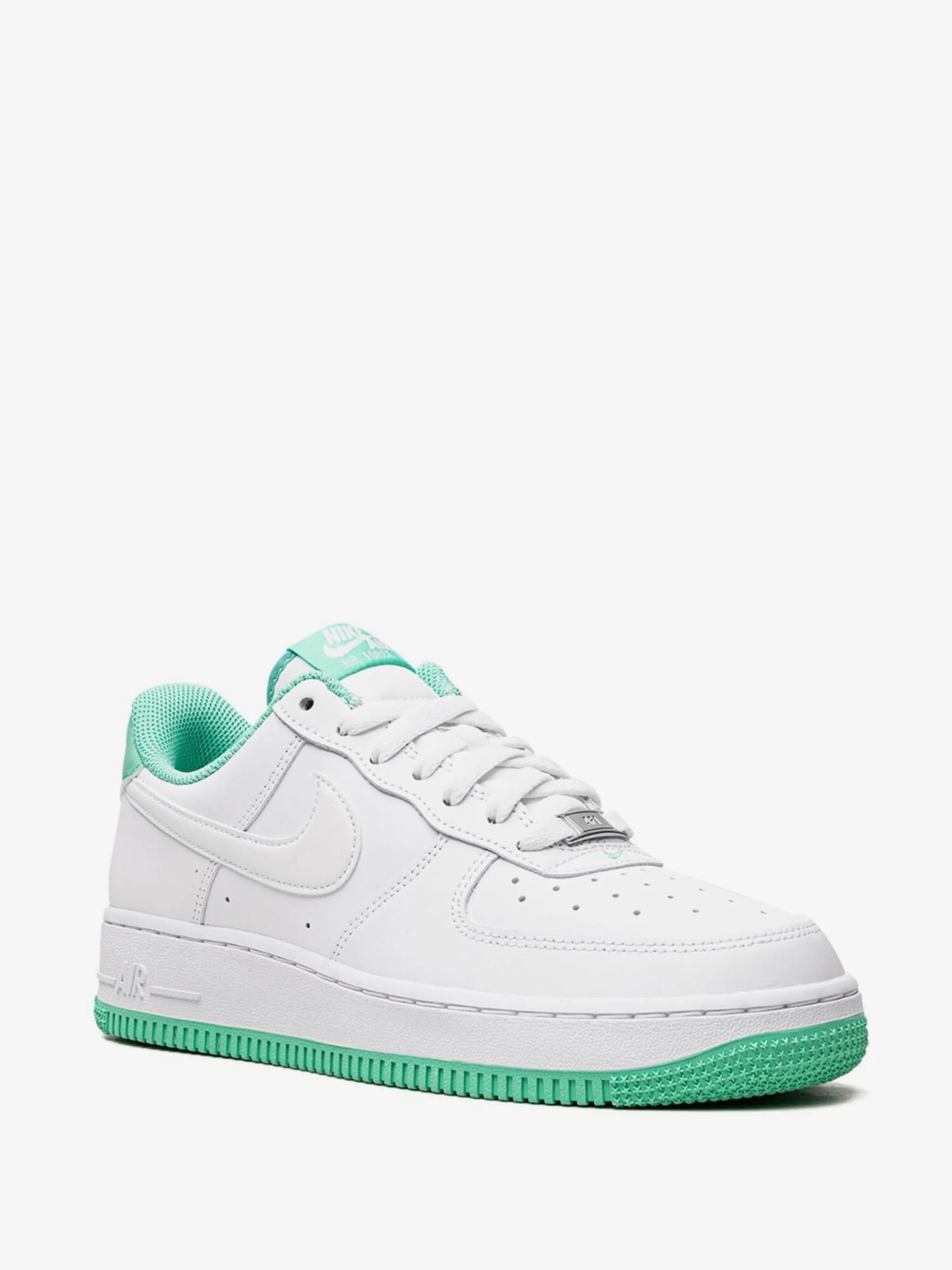 Кроссовки NIKE Air Force 1 '07, размер 13 US, бежевый/белый — фото 1