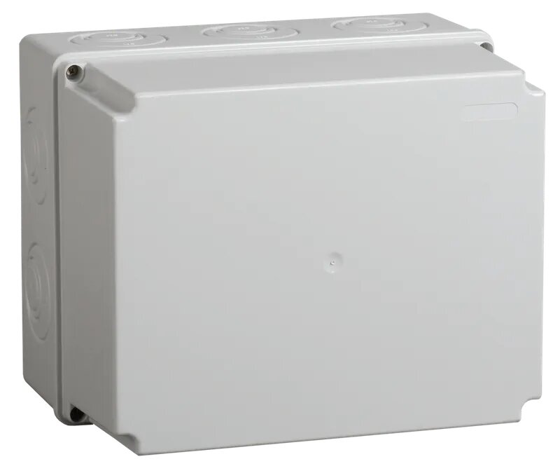 Распаечная коробка IEK КМ41274 для о/п 240х195х165 мм IP55 RAL7035 UKO10-240-195-165-K41-55