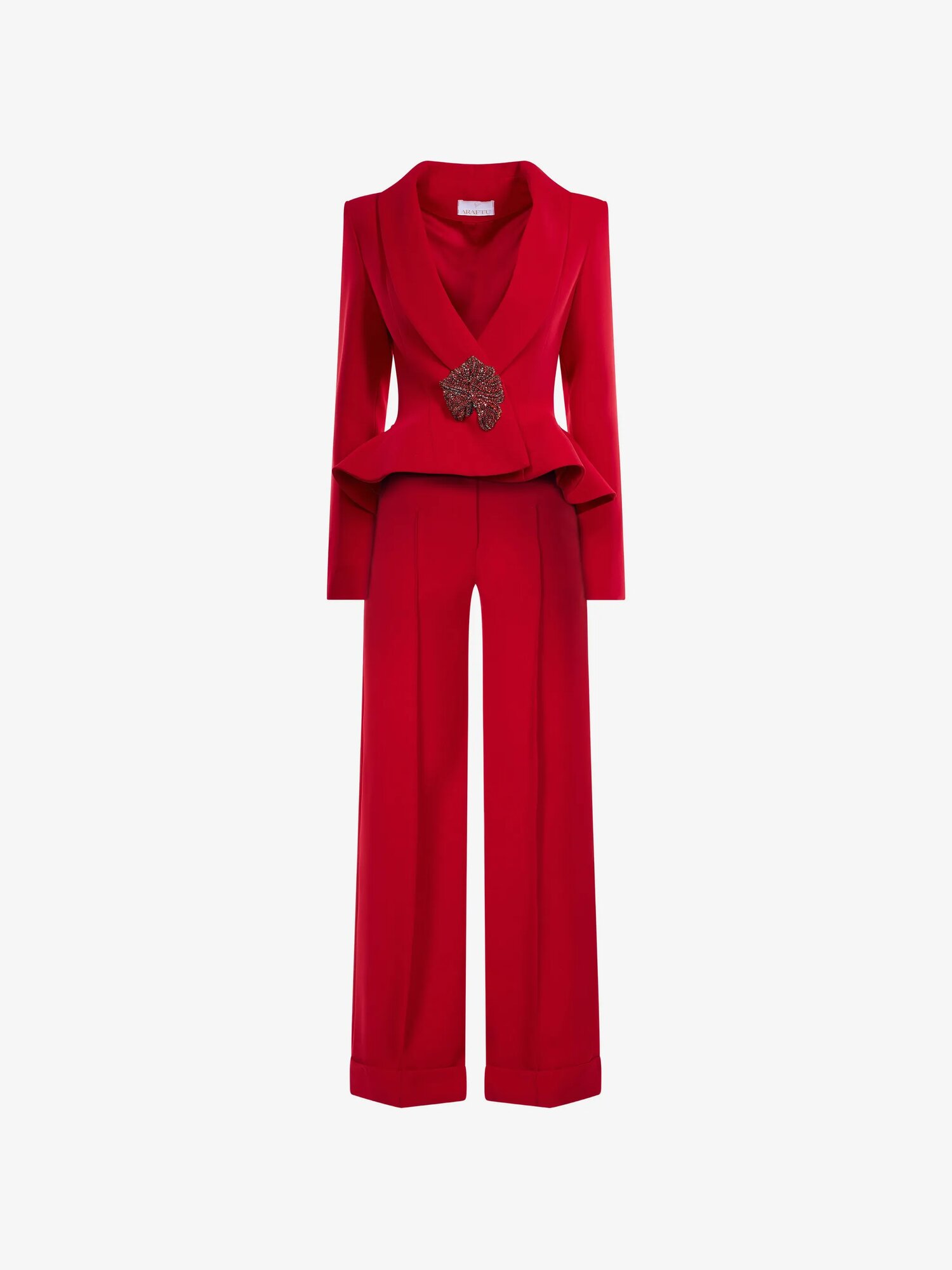 Комбинезон Peplum crystal-embellished jumpsuit