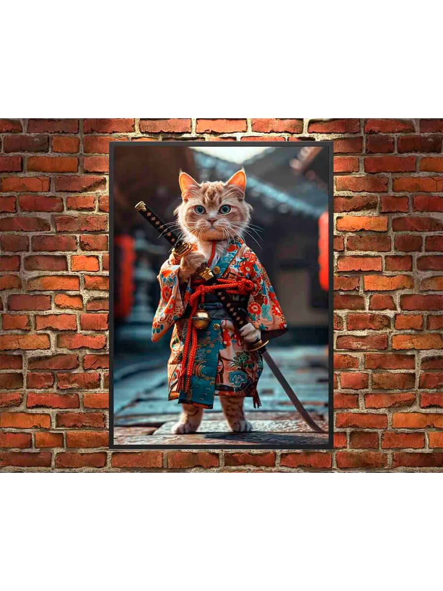 Манчкин Кот-самурай 3, Плакат 30x42см