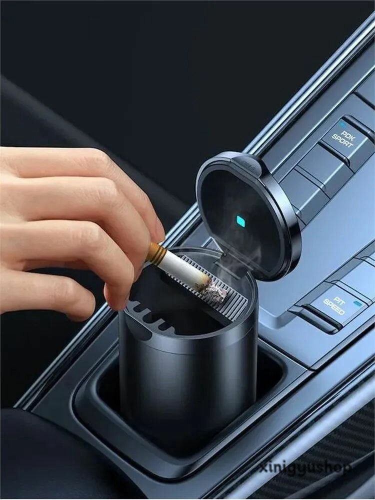 Пепельница в машину с подсветкой в подстаканник Baseus Premium 2 YHG-01 C20464700111-00
