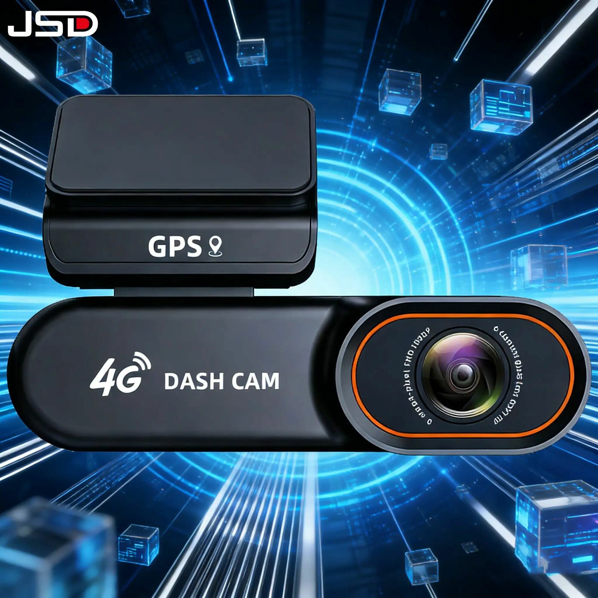 Видеорегистратор JSD VIP PROTECT поддерживает SIM-карты и позволяет осуществлять удаленное управление через приложение. Разрешение 1080P обеспечивает синхронную запись видео и аудио-pd