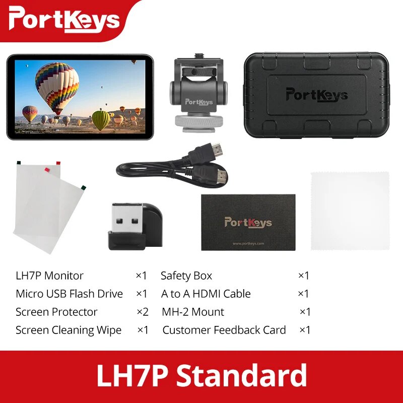 Portkeys LH7P 7-дюймовые беспроводные мониторы