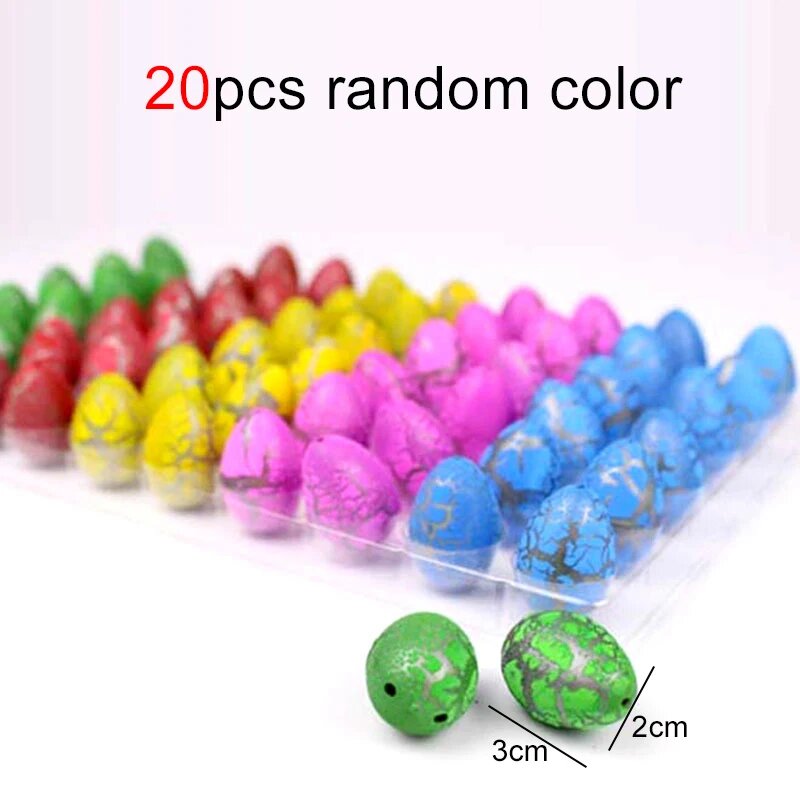 Мини-динозавры в яйцах для инкубации JOKEJOLLY 20pcs