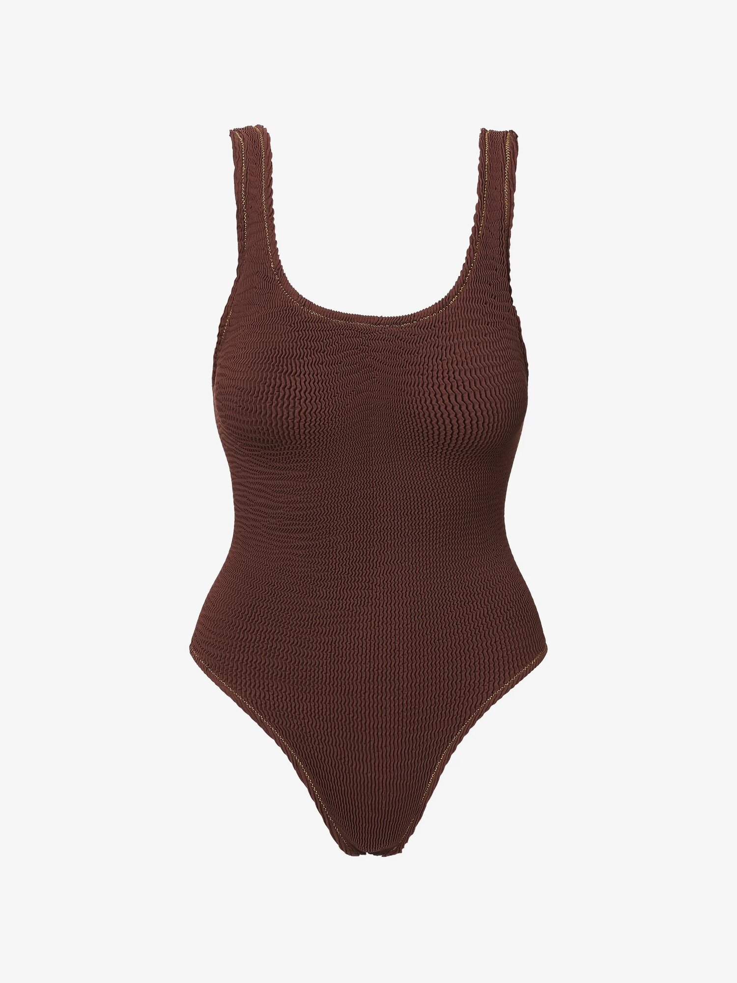 Купальник Scoop textured swimsuit