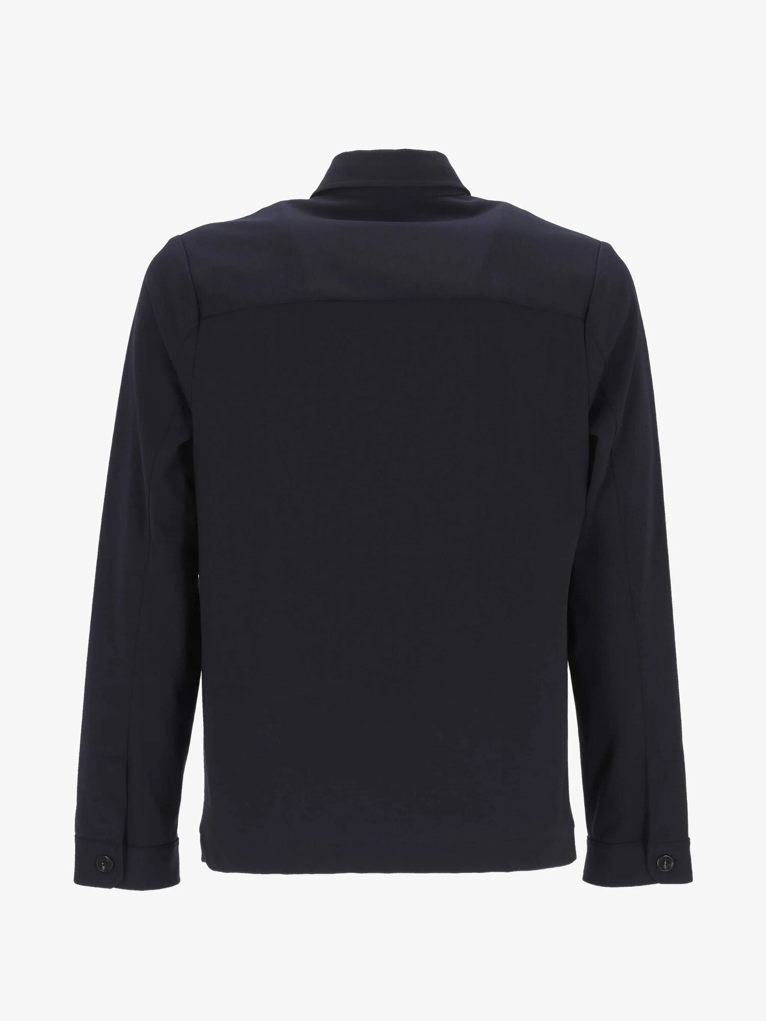 Куртка Hosio Flap-pocket button-up shirt-jacket, размер 46, синий — фото 1