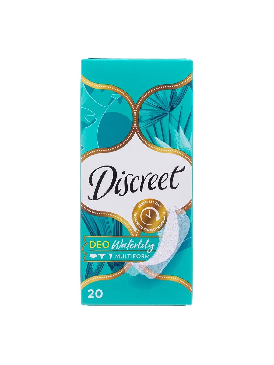 Discreet Deo Water Lily Multiform прокладки Водная лилия мультиформа ежедневные 20 шт
