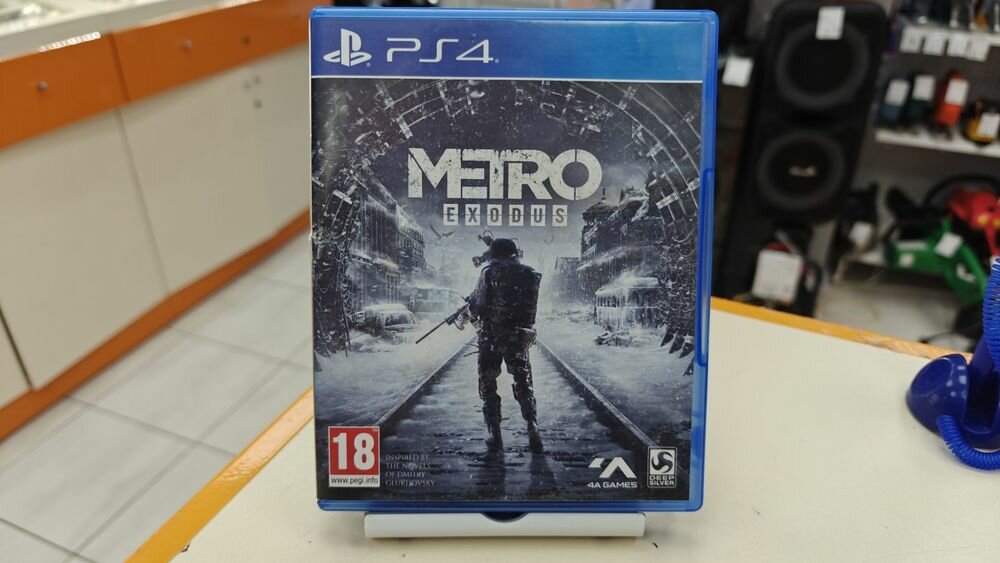 Игра Метро Исход (Metro Exodus) PS4, б/у, уценка