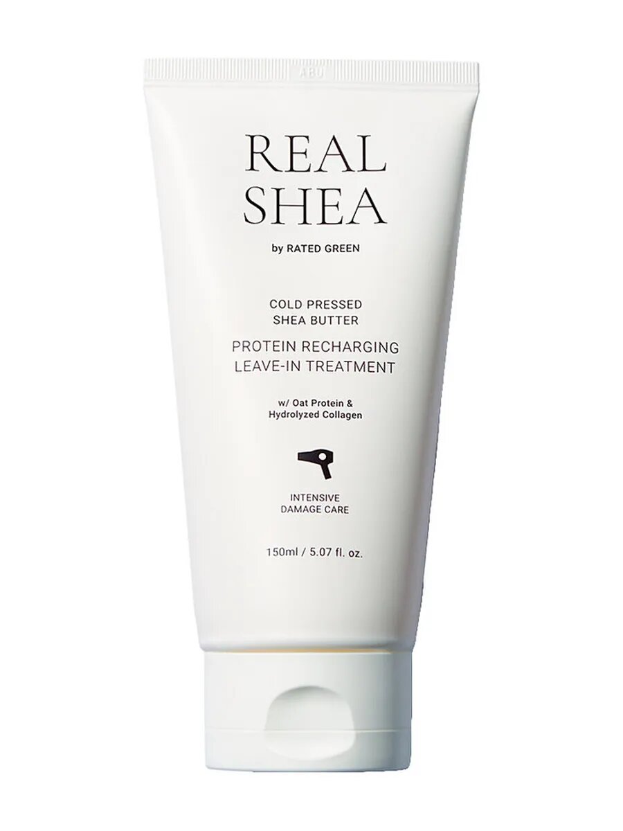 Rated Green Real Shea Cold Pressed Shea Butter Protein Recharging Leave-in Treatment Крем для волос 150 мл/гр