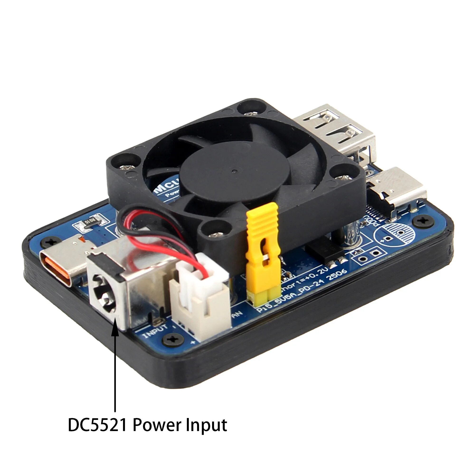 Модуль питания Geekworm Dual PD для Raspberry Pi 5 DC5521 Input