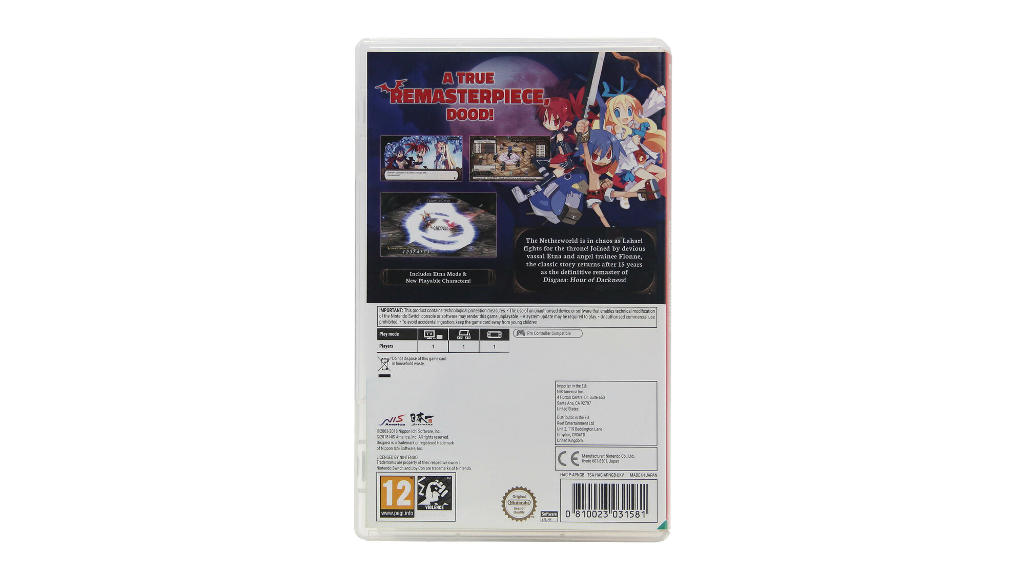 Disgaea 1 Complete (Nintendo Switch) Картридж, Английский язык — фото 1